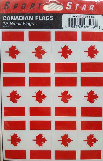 CANADA FLAG DECAL | Sidelines Sports